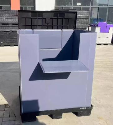 China Honeycomb Sheet Plastic Pallet Box UV Resistant Collapsible Pallet Boxes For Heavy Duty Packaging for sale
