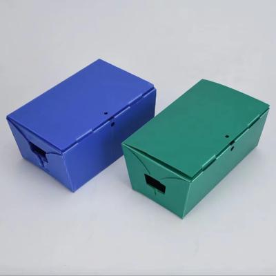 China Printable Corrugated Plastic Tote Boxes Waterproof Archival Storage Boxes Stackable for sale