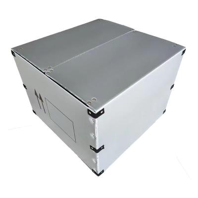 China Recyclable Plastic Corrugated Containers Rectangular Corrugated Plastic Bins OEM for sale