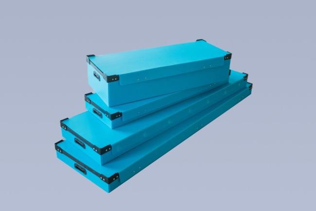 Customizable PP Corrugated Storage Box with impact-resistant features