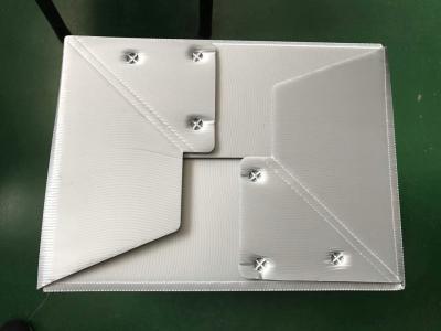 China Shockproof Plastic Corrugated Containers Customized Polypropylene Corrugated Boxes Rectangular for sale