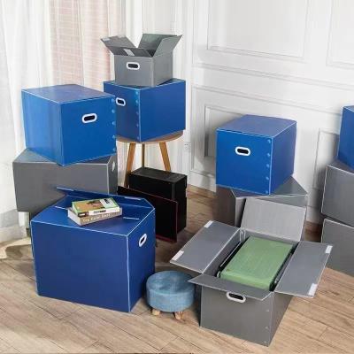 China Rectangular Plastic Corrugated Containers Recyclable Plastic Corrugated Totes Customized for sale