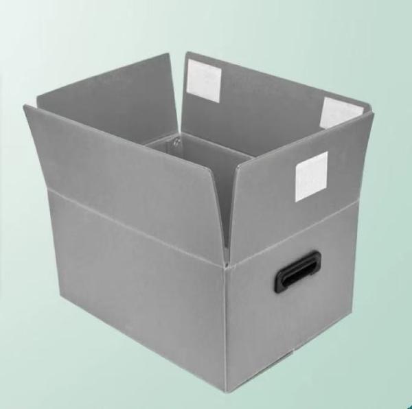 Quality UV Resistant Plastic Corrugated Containers Blue PP Corrugated Bin Reusable And for sale