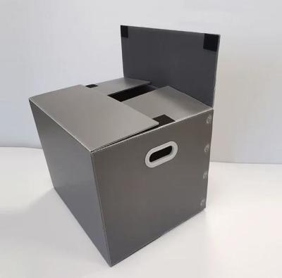 China Reusable Plastic Corrugated Boxes Lightweight PP Corrugated Bins Stackable for sale
