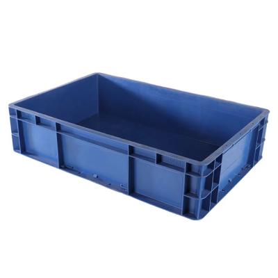 China Blue Plastic Divider Boxes Recyclable Plastic Crates With Dividers for sale