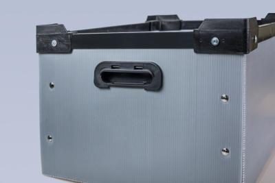 China Strong Hardness Corrugated Plastic Crates Corrugated Plastic Storage Containers for sale