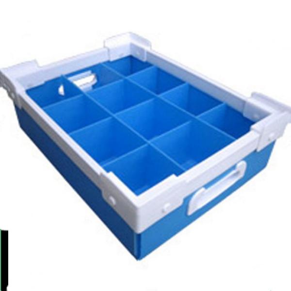 Quality Foldable Custom Corrugated Plastic Boxes Eco Friendly Corrugated Plastic Storage for sale