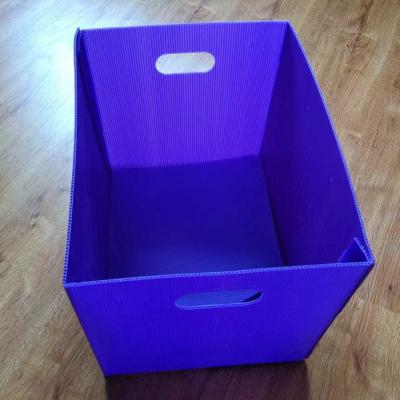 China Shakeproof Corrugated Plastic Tote Waterproof Custom Plastic Corrugated Boxes Recyclable for sale