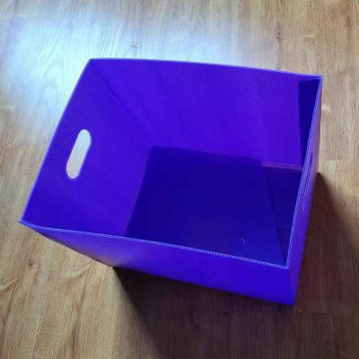 China Shakeproof Corrugated Plastic Tote Waterproof Custom Plastic Corrugated Boxes Recyclable for sale