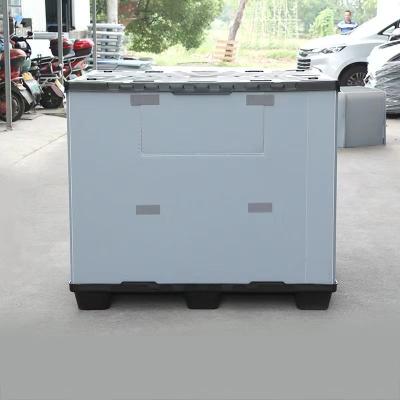 China Recyclable Plastic Collapsible Box Waterproof Pallet Container 10L Capacity for sale