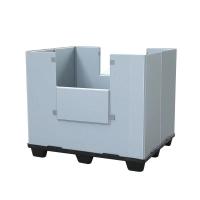 China PP Collapsible Plastic Boxes Stackable Foldable Container 300kg Capacity Multiple Sizes 800×600 to 2070×1150mm for sale