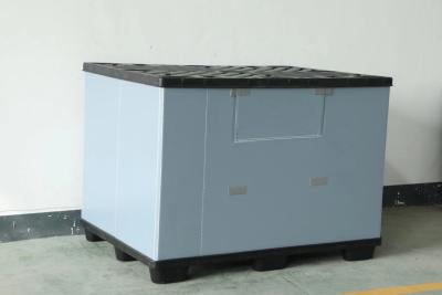 China Lightweight Plastic Collapsible Box Portable Folding Plastic Pallet Box Reusable for sale