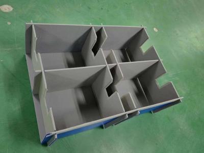 China Anti Pressure PP Corrugated Sheet Box Portable Corrugated Plastic Boxes With Dividers for sale
