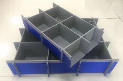 China Customized Plastic Dividers Box Fluted PP Sheet Box Multi Purpose for sale