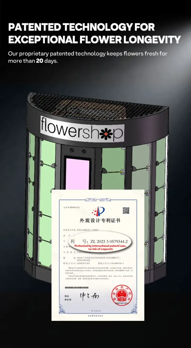 Haloo Vending Machine Vendor Maquina Expendedora De Flores 24/7 Self Service Cooling Fresh Bouquet Floral Flower Vending Machine 16