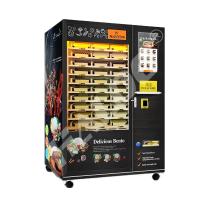 China 24 hours hot meal vending machine with microwave fast heating function for sale