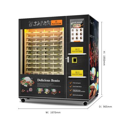 China Microonda caliente de la máquina expendedora de la comida de la máquina expendedora caliente completamente automática de la comida en venta
