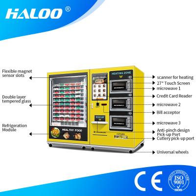 Cina Distributore automatico caldo su misura semiautomatico nutriente dell'alimento del distributore automatico di dieta dell'alimento sano della PALESTRA con la microonda 3 in vendita