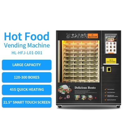 Cina Distributore automatico automatico dell'alimento di grande capacità di 120 scatole con il raffreddamento e la funzione di riscaldamento in vendita