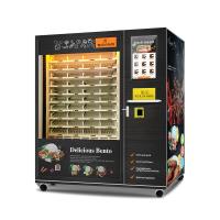 China 120 Boxes big Capacity Automatic food vending machine with Cooling and Heating Function for sale