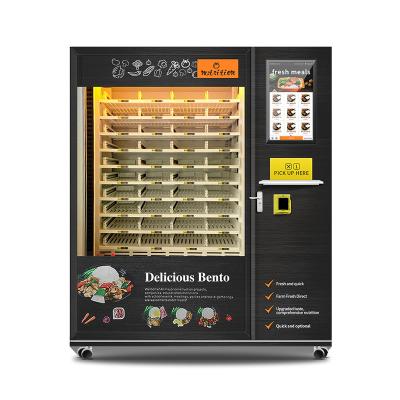 China Grote van de het Ontbijtmaaltijd van het Capaciteits Automatische Snelle Voedsel van de de Lunchdoos Hete het voedselAutomaat met Microgolf het Verwarmen Te koop