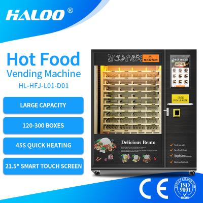 China Grote van de het Ontbijtmaaltijd van het Capaciteits Automatische Snelle Voedsel van de de Lunchdoos Hete het voedselAutomaat met Microgolf het Verwarmen Te koop