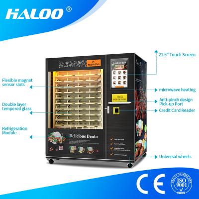 China Grote van de het Ontbijtmaaltijd van het Capaciteits Automatische Snelle Voedsel van de de Lunchdoos Hete het voedselAutomaat met Microgolf het Verwarmen Te koop