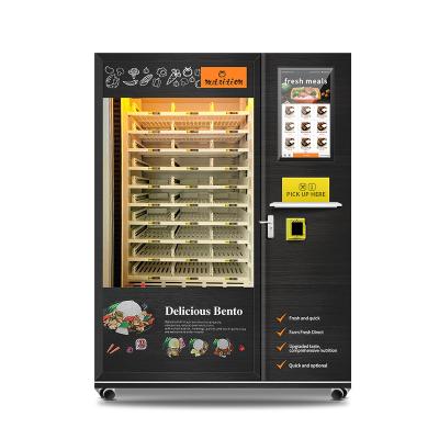 China máquina de venda automática automática personalizada do aquecimento de micro-ondas do fast food da máquina de venda automática nutritiva da refeição à venda