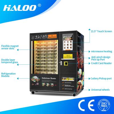 China máquina de venda automática automática personalizada do aquecimento de micro-ondas do fast food da máquina de venda automática nutritiva da refeição à venda