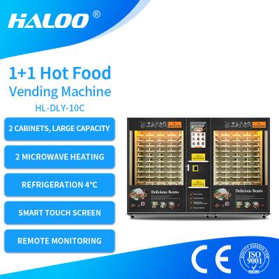 Cina Distributore automatico caldo dell'alimento dei Governi di grande capacità 2 con riscaldamento a microonde ed il touch screen astuto in vendita