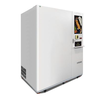 China Venda quente máquina de venda automática congelada do alimento com o leitor de cartão do crédito e língua tailandesa para o transporte a Tailândia à venda