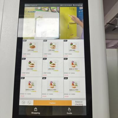 China Heet verkoop Bevroren VoedselAutomaat met Creditcardlezer en Thaise Taal voor het Verschepen aan Thailand Te koop
