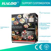 China Fully Automatic Frozen Meals Vending Machine Ready Meals Vending Machine with Heating Function for sale