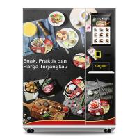 China Fully Automatic Frozen Meals Vending Machine Ready Meals Vending Machine with Heating Function for sale