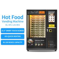 China College Campus Hot Meals Vending Machine With Heating Function Automatic Hot Meals Vending Machine for sale