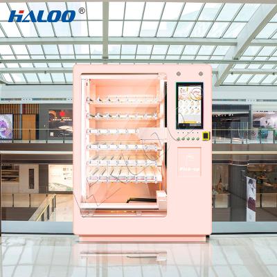 China Haloo Vending Machine Fabrikant 21,5 inch Reclame Smart Touch Screen Parfum Vending Machine Te koop