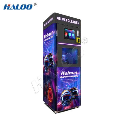 China Haloo Vending Machine Maquina Outdoor Motorcycle Helmet Clean Machine Helmet Cleaning Vendo Machine Helmet Cleaning Machines for sale