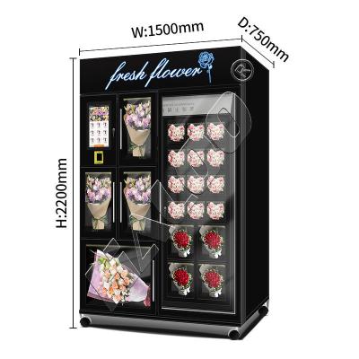 China Haloo Vending Machine Supplie R20 Locker Touch Screen Flower Vending Machine for sale