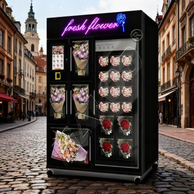 China Haloo Vending Machine Supplie R20 Locker Touch Screen Flower Vending Machine for sale
