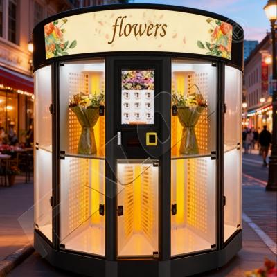 China Haloo 9-Lattice Custom Logo Flower Vending Machine with Cooling Function for Gift Giving ﻿ for sale