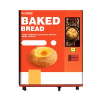 China CE Certified Automated Baked Bread Vending Machine 4G Wifi Network for sale