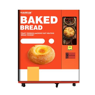 China CE Certified Automated Baked Bread Vending Machine 4G Wifi Network for sale