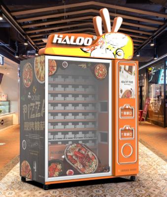 China Microwave Vending Machine For Warm Foods Heated Vending Machine for sale