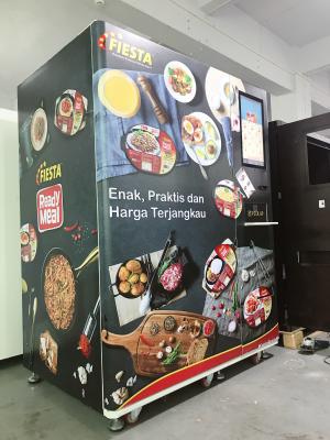 Cina Distributore automatico congelato -18℃ dei pasti di Frozem del distributore automatico con il riscaldamento rapido 45s in vendita