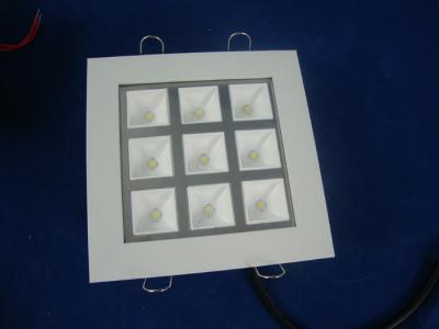 China High power 9*1w / AC 100 - 240V LED Home Down Lighting Fixtures for sale