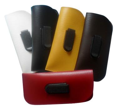China imitation leather hot sunglasses pouch and bag with clip for sale