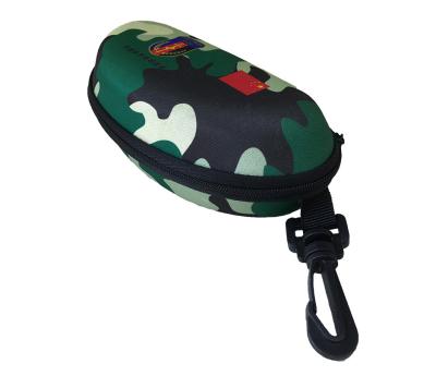 China 2024 hot eva zipper spectacles       cases with client's logo embossed and clip for sale