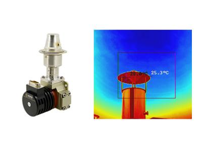 China Sensor de imagem térmica refrigerado 320x256 MWIR 24V DC para visualização de VOCs à venda