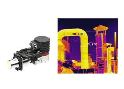 China Detector infravermelho refrigerado MWIR 320x256 de imagem de gás óptico 30um à venda
