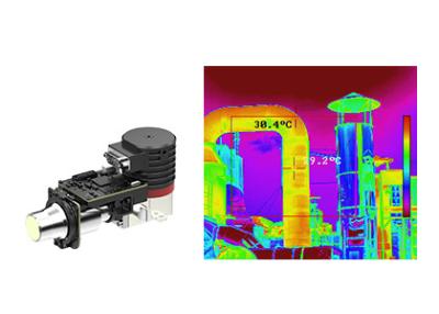 China 320x256 Optical Gas Imaging MWIR Cooled Ir Detector 7W For Detecting Gas Leaks for sale